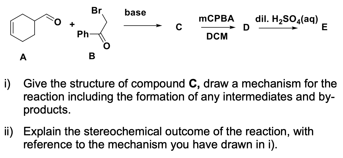 Solved Br base C o ton base, c MCPBA, dil. Hz50lea e mCPBA, | Chegg.com Solved Br base C o ton base, c MCPBA, dil. Hz50lea e mCPBA, | Chegg.com