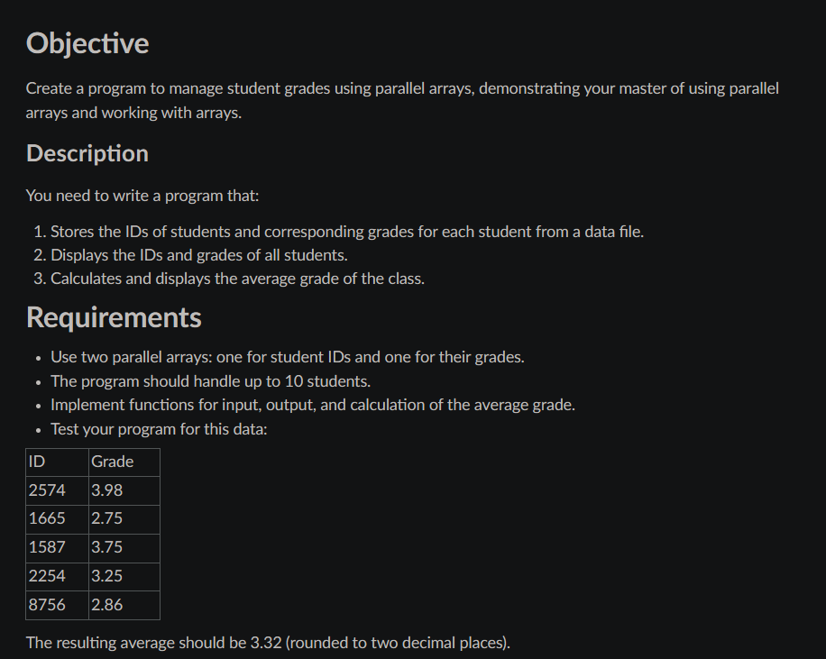 Solved In Language CObjectiveCreate a program to manage | Chegg.com