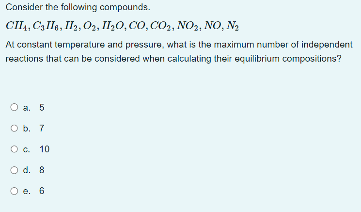 Solved Consider the following | Chegg.com