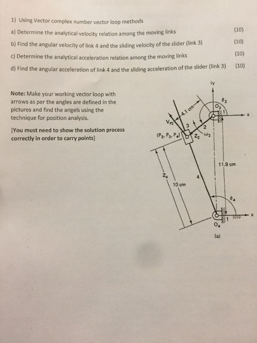 Solved 1 Using Vector Complex Number Vector Loop Methods A