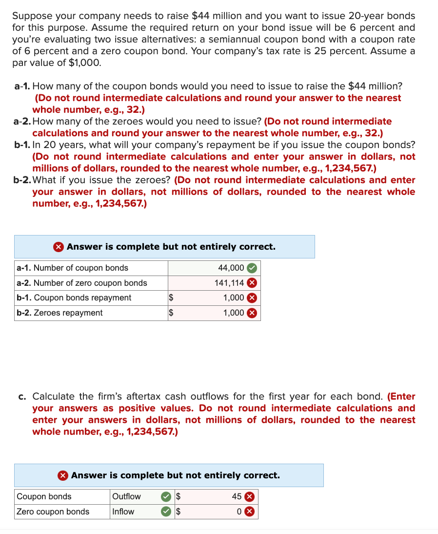 Suppose your company needs to raise $44 million and | Chegg.com