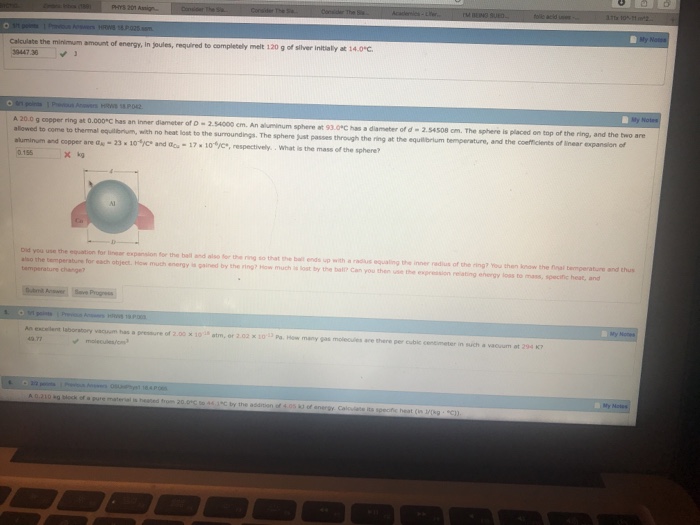 Solved Calculate the minimum amount of energy, in joules, | Chegg.com