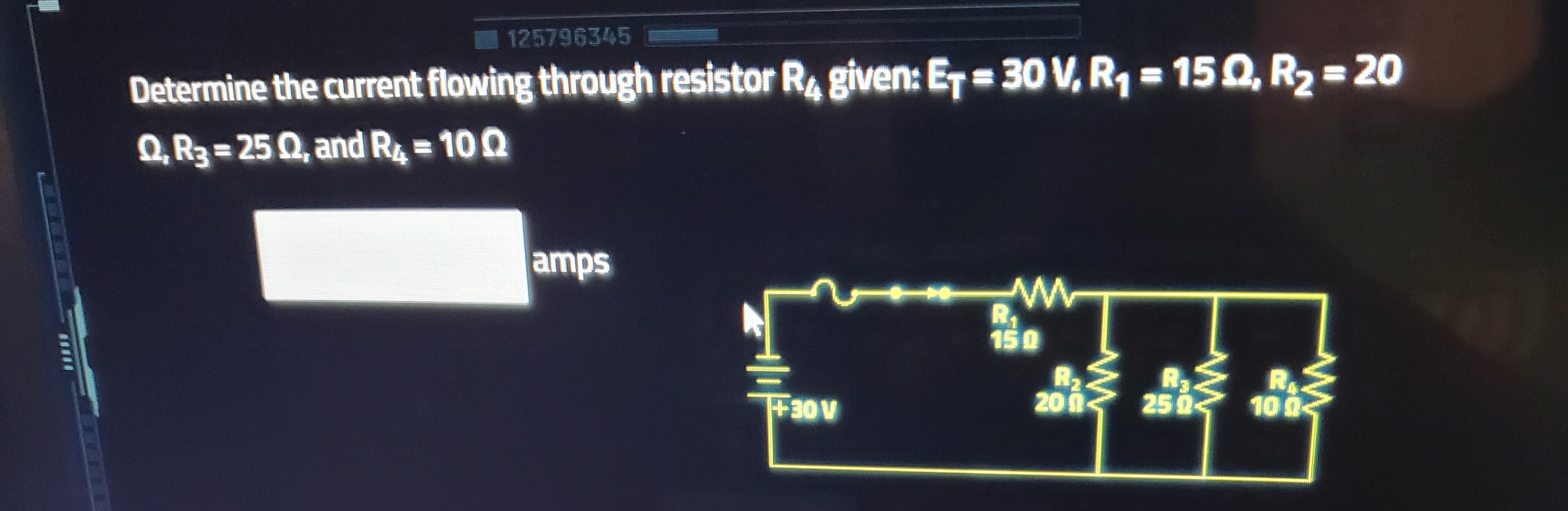 Solved Determine the current flowing through resistor Given | Chegg.com