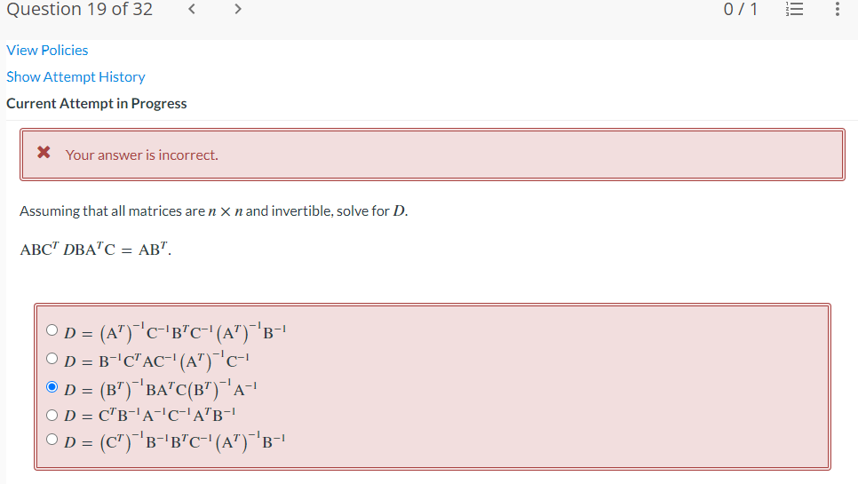Solved Question 19 of 32