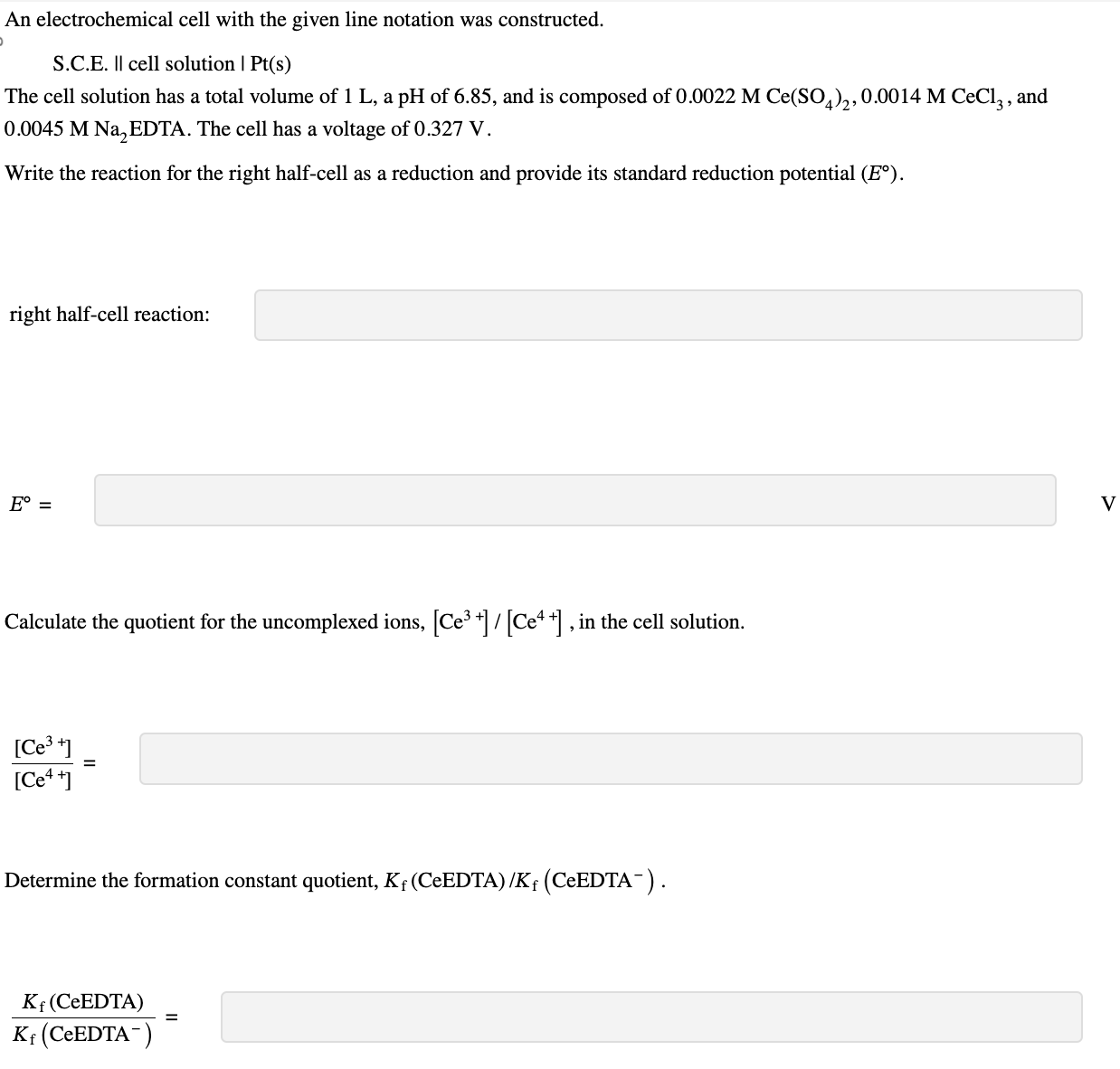 Solved Please use the information from the question to | Chegg.com