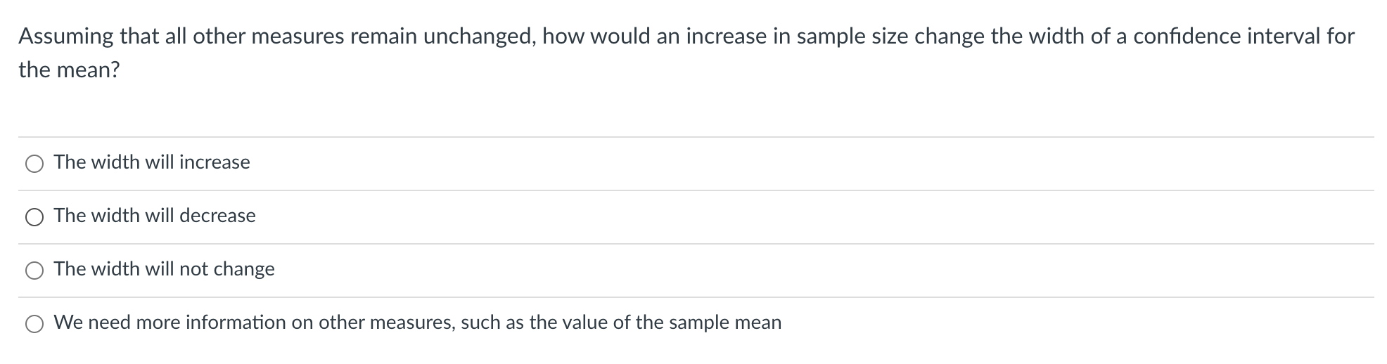Solved Assuming that all other measures remain unchanged, | Chegg.com