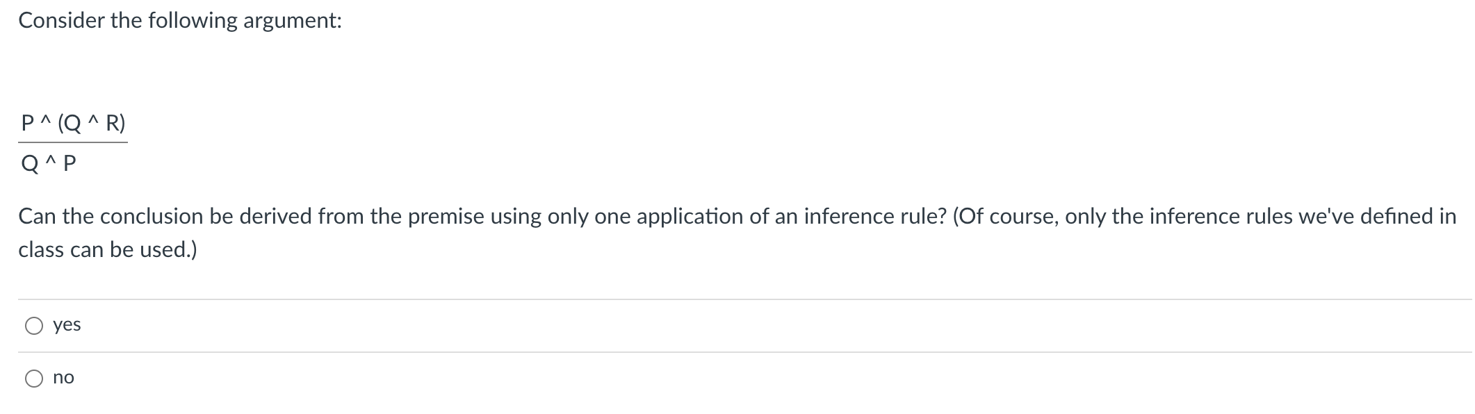 Solved Here is an argument: (PQ) P-> Fill out the truth | Chegg.com