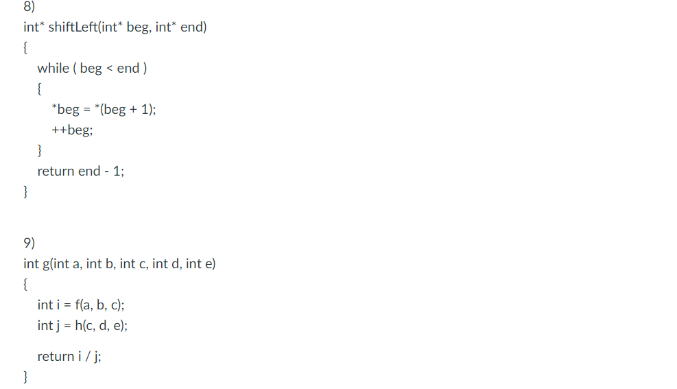 Solved Show what the stack frame would look like for each of | Chegg.com