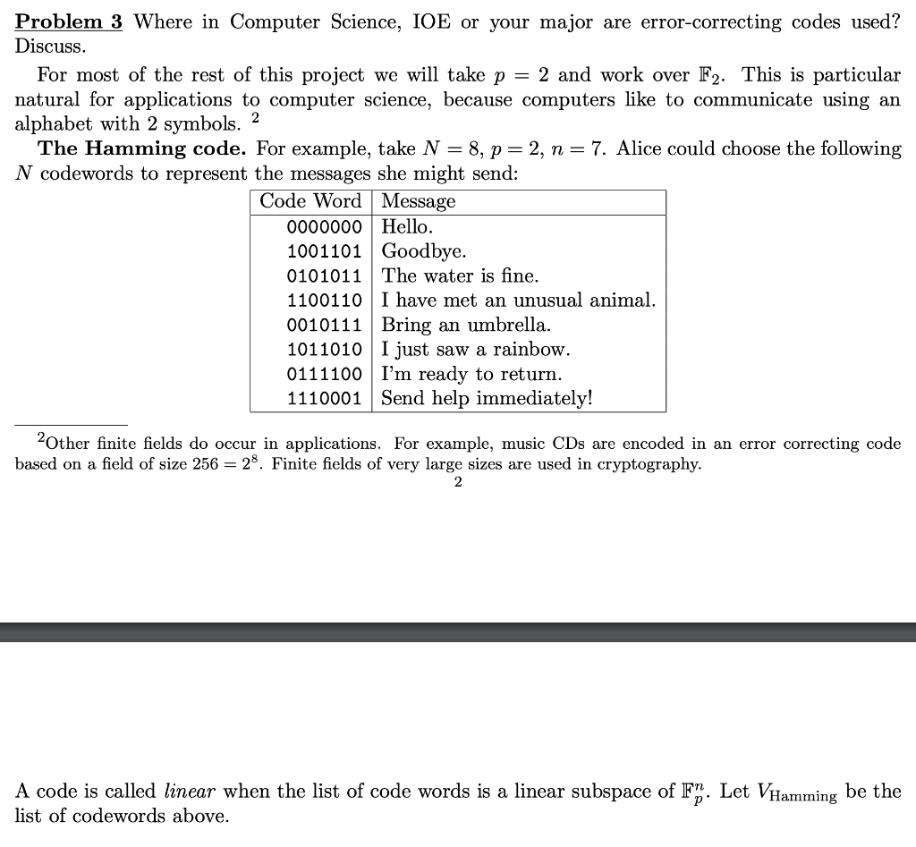 Problem 3 Where in Computer Science, IOE or your | Chegg.com