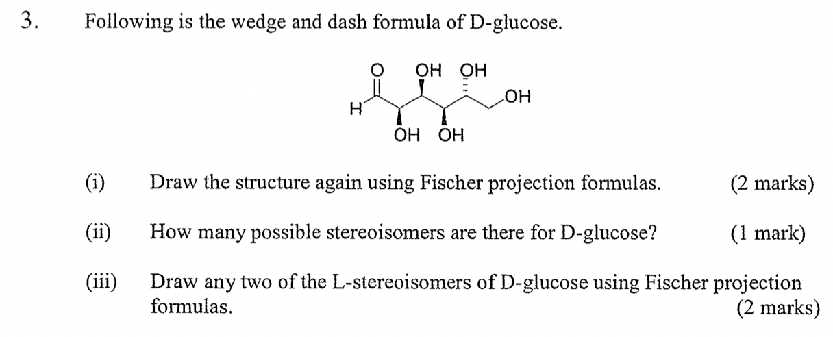 Solved 3. Following is the wedge and dash formula of | Chegg.com
