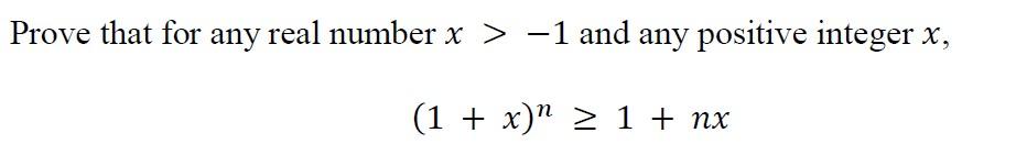 Solved Prove that n!>2n for n≥4Prove that for any real | Chegg.com