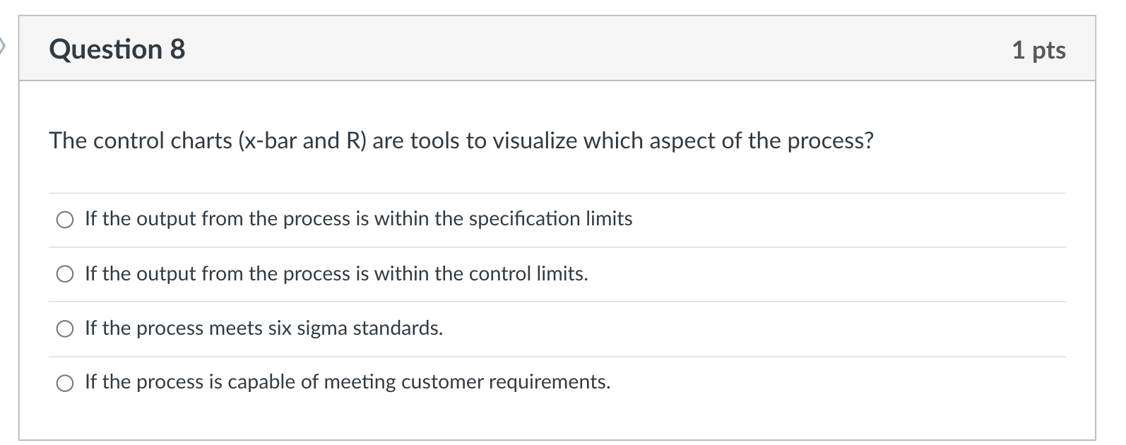 Solved The control charts ( x-bar and R ) are tools to | Chegg.com