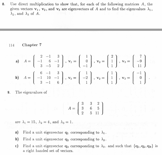Solved Use direct multiplication to show that, for each of | Chegg.com