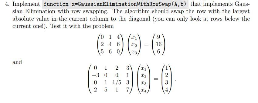 Solved 4. Implement function | Chegg.com
