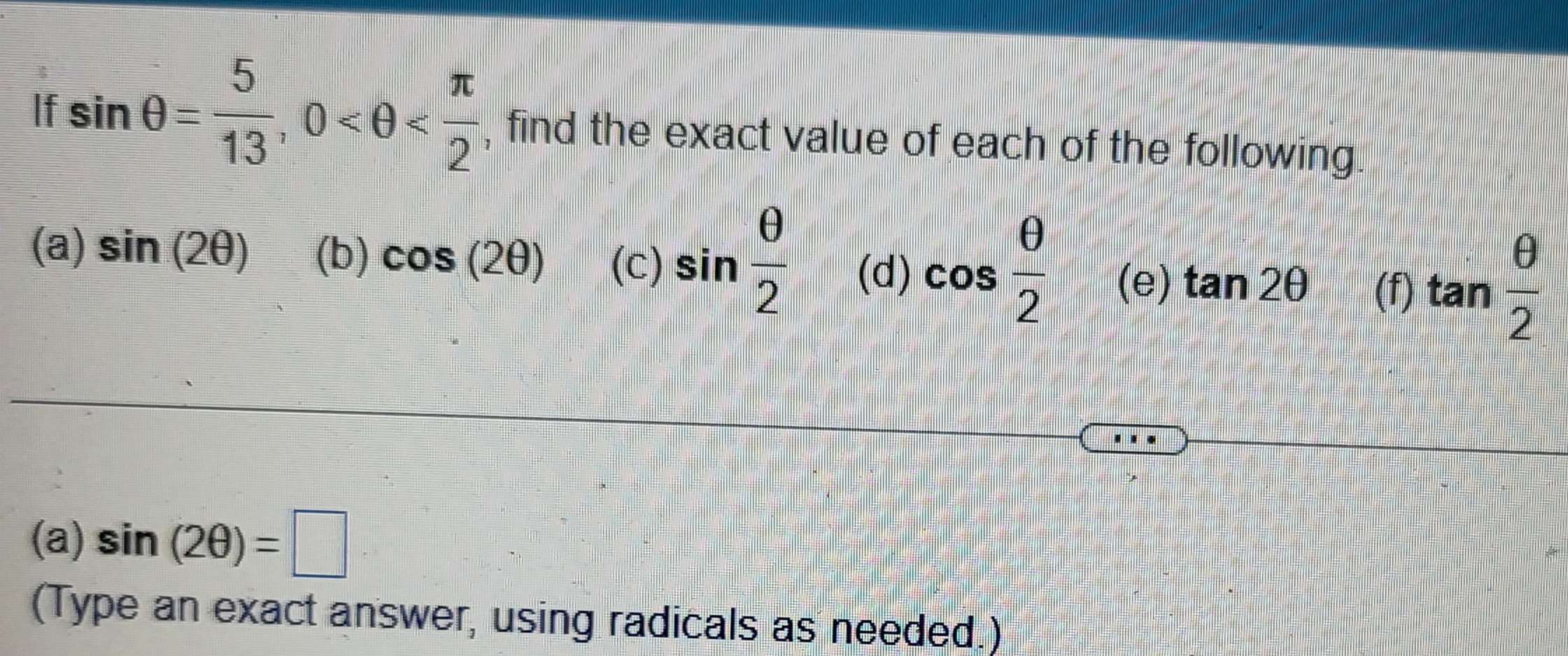 Solved Use the figure to evaluate the function given that | Chegg.com