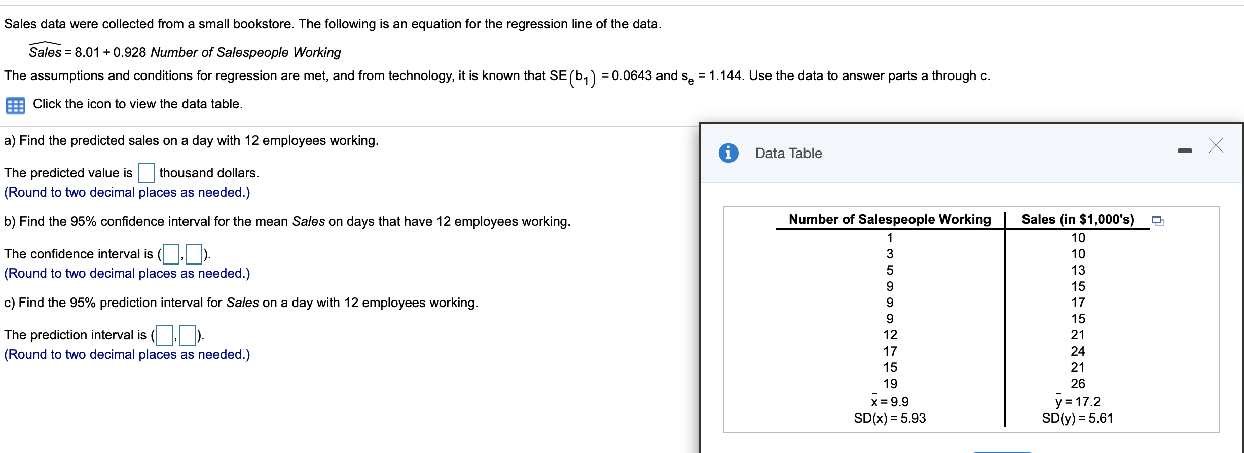 Solved Here are several scatterplots. The calculated | Chegg.com