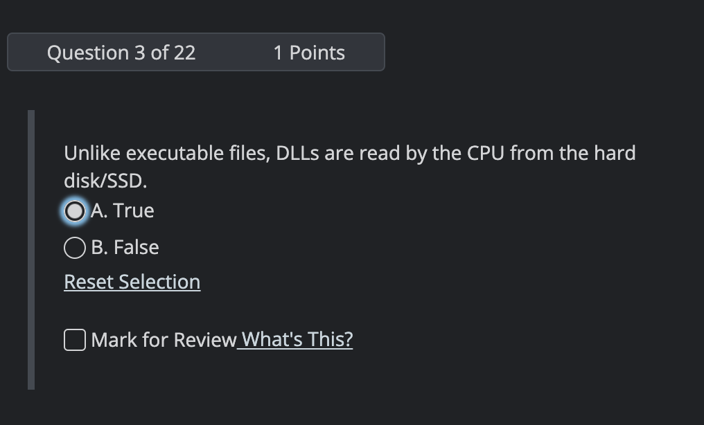 Solved Unlike executable files, DLLs are read by the CPU | Chegg.com