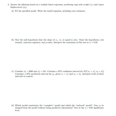 Solved Background The Environmental Protection Agency, or | Chegg.com