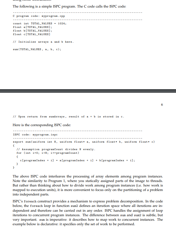 Solved Program 3: Parallel Fractal Generation Using ISPC Now | Chegg.com