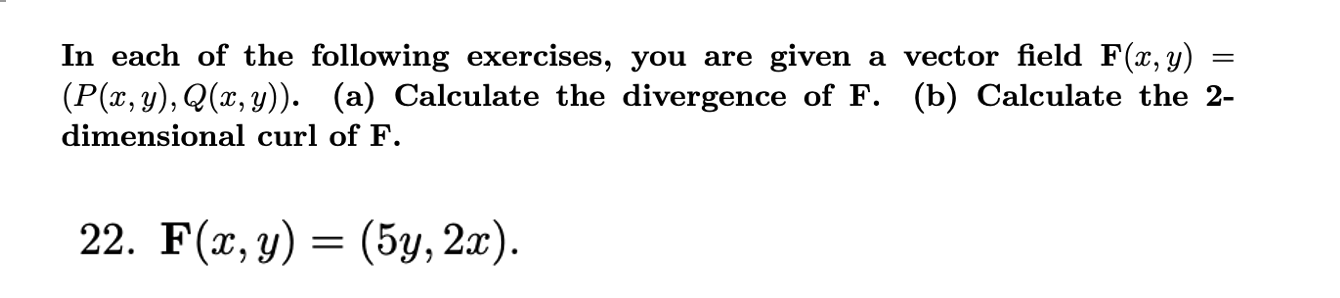 Solved = In each of the following exercises, you are given a | Chegg.com