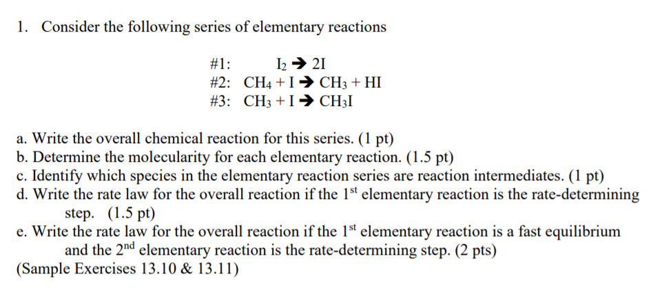 Solved Consider the following series of elementary reactions | Chegg.com Solved Consider the following series of elementary reactions | Chegg.com