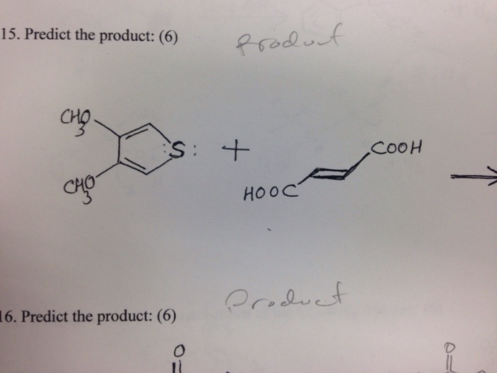 Solved 15. Predict the product: (6) CHo CoOH HOOC 6. Predict | Chegg.com
