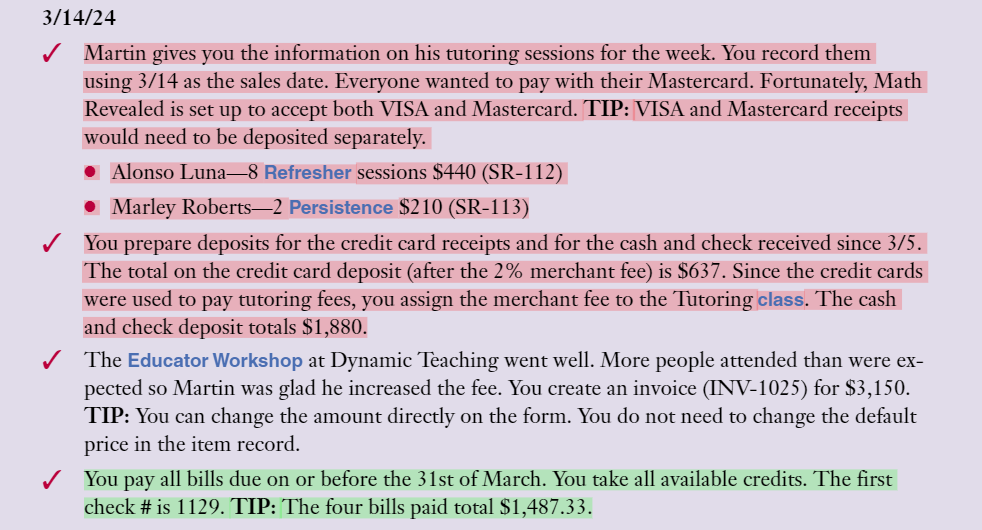 Solved Martin gives you the information on his tutoring | Chegg.com