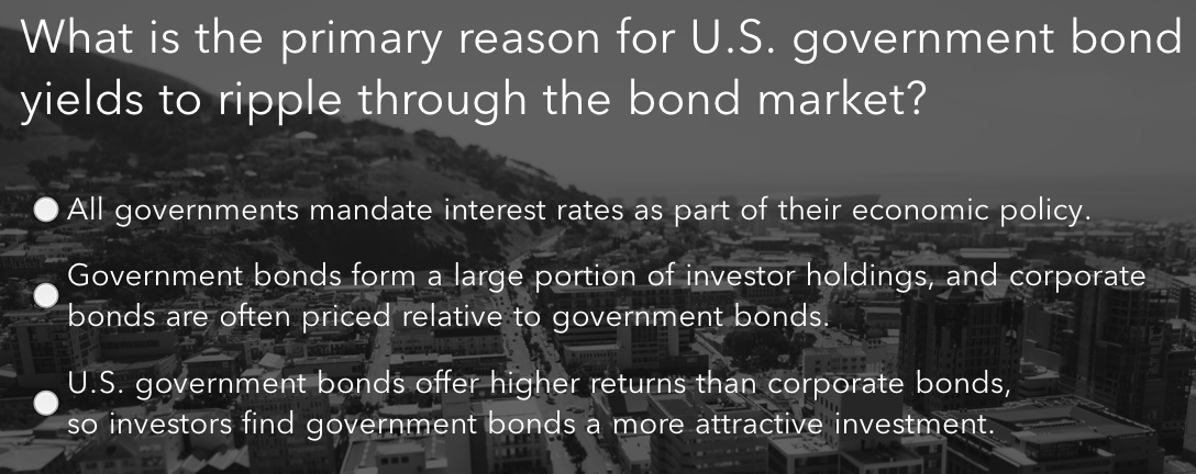 Solved What is the primary reason for U.S. ﻿government | Chegg.com