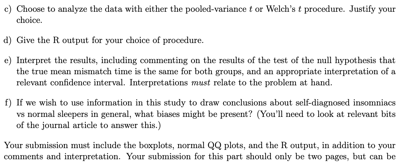 STATISTICS (data analysis and R code) I simply need | Chegg.com