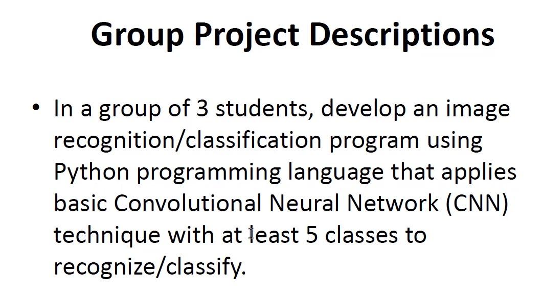 Solved Group Project Descriptions • In a group of 3 | Chegg.com
