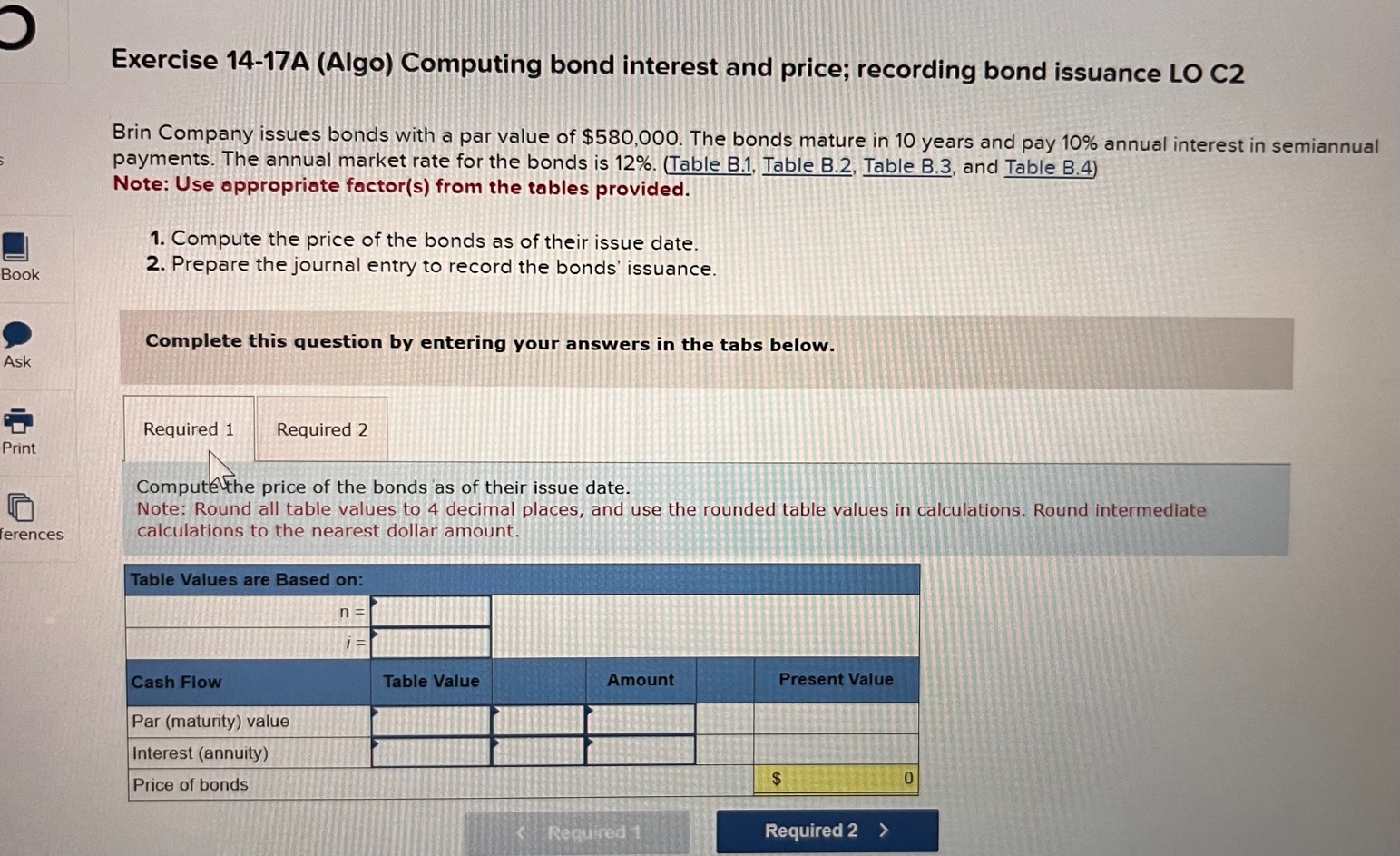 Solved Exercise 14-17A (Algo) Computing bond interest and | Chegg.com