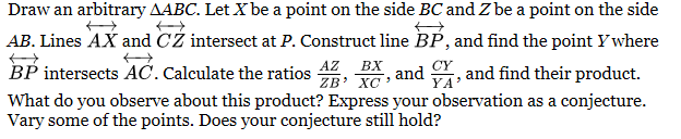 Solved Draw an arbitrary AABC. Let X be a point on the side | Chegg.com