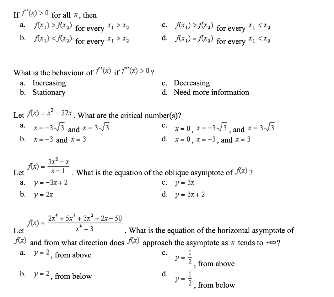 Solved If F x 0 For All X Then A F x f x For Every Chegg