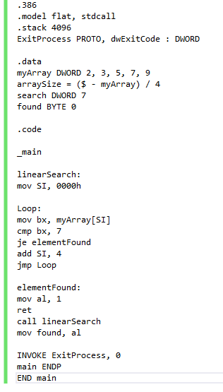 Assembly Language MASM (Visual Studio) please This is | Chegg.com