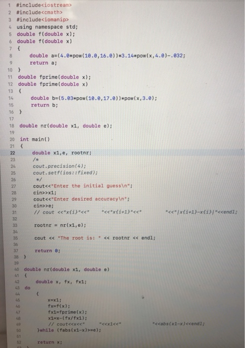 Solved I need help converting this code in C++ to MATLAB. it | Chegg.com