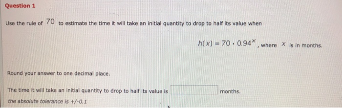 Solved CES Question 1 Estimate the doubling time using the | Chegg.com