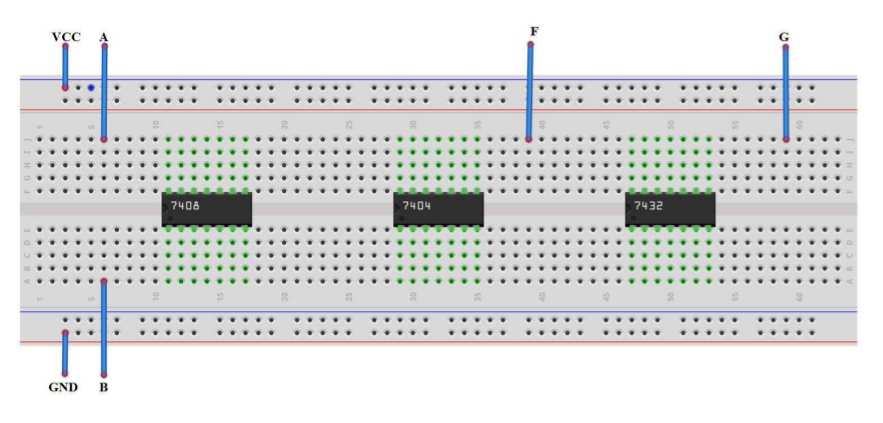 Solved Please draw the connection map on the breadboard by | Chegg.com