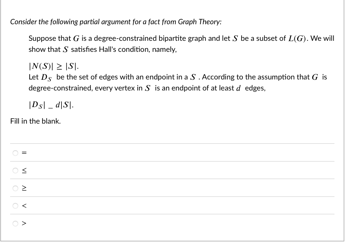 Solved Consider the following partial argument for a fact | Chegg.com