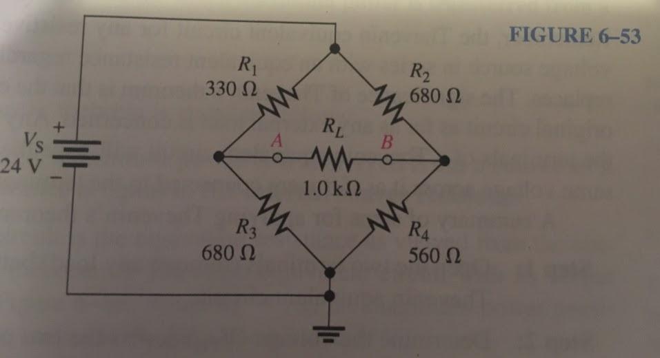 Solved Figure 6-53 pictures a simple bridge circuit. With | Chegg.com