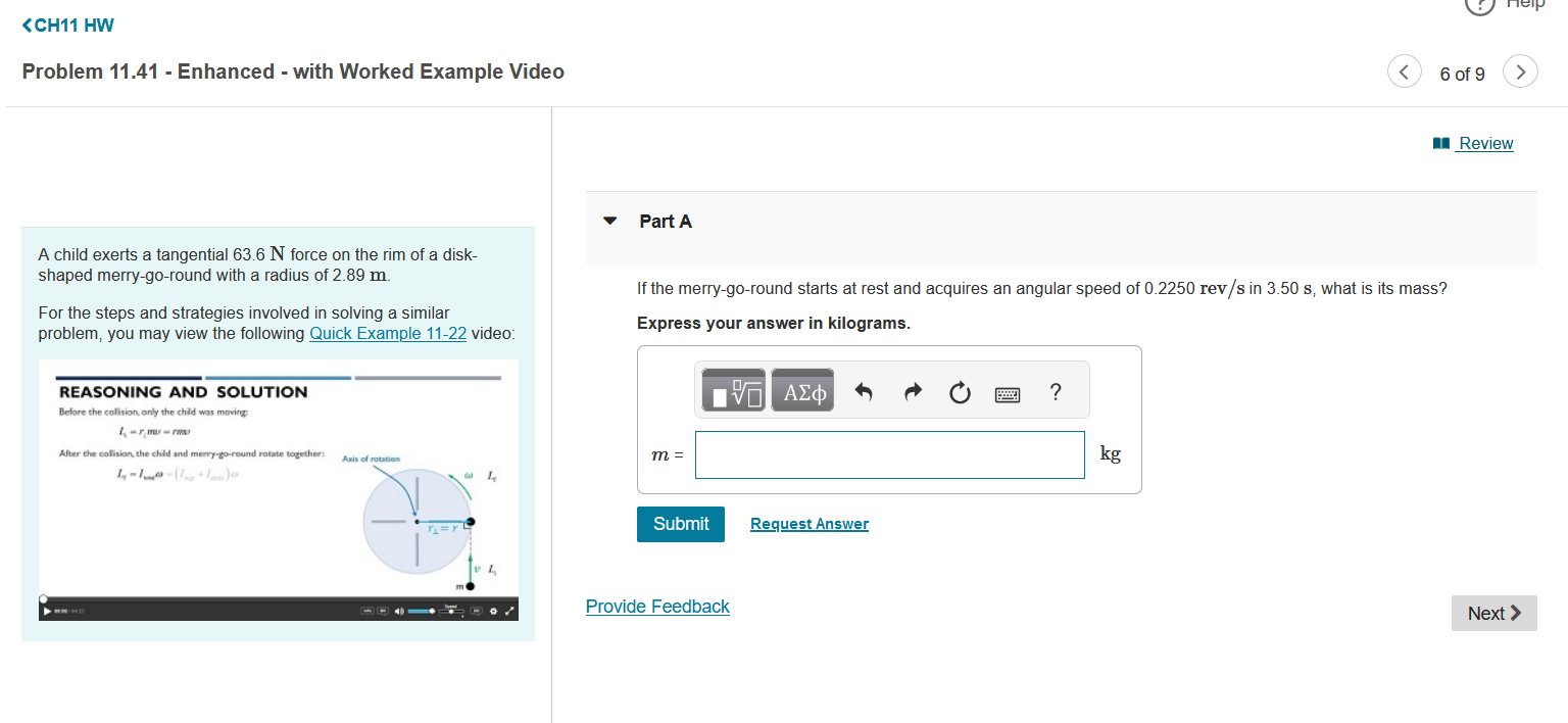 Solved Problem 11.41 - ﻿Enhanced - ﻿with Worked Example | Chegg.com