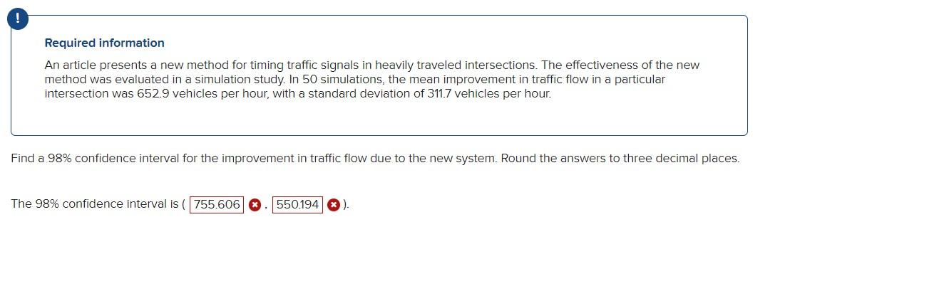 Solved Required information An article presents a new method | Chegg.com