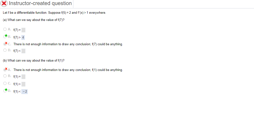 Solved Instructor-created question Letfbe a differentiable | Chegg.com
