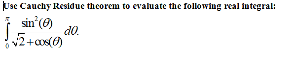 Solved Use Cauchy Residue theorem to evaluate 42 +3 cz, | Chegg.com