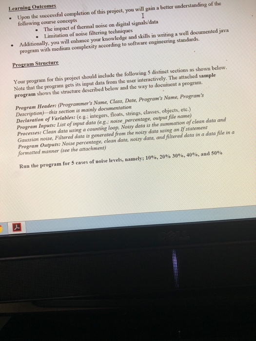 Learning Outcomes Upon the successful completion of | Chegg.com