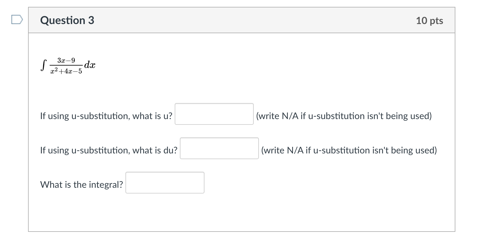 Solved Question 1 6 pts sec? (4x)dx Г S 2—2 tan(4x) If using | Chegg.com
