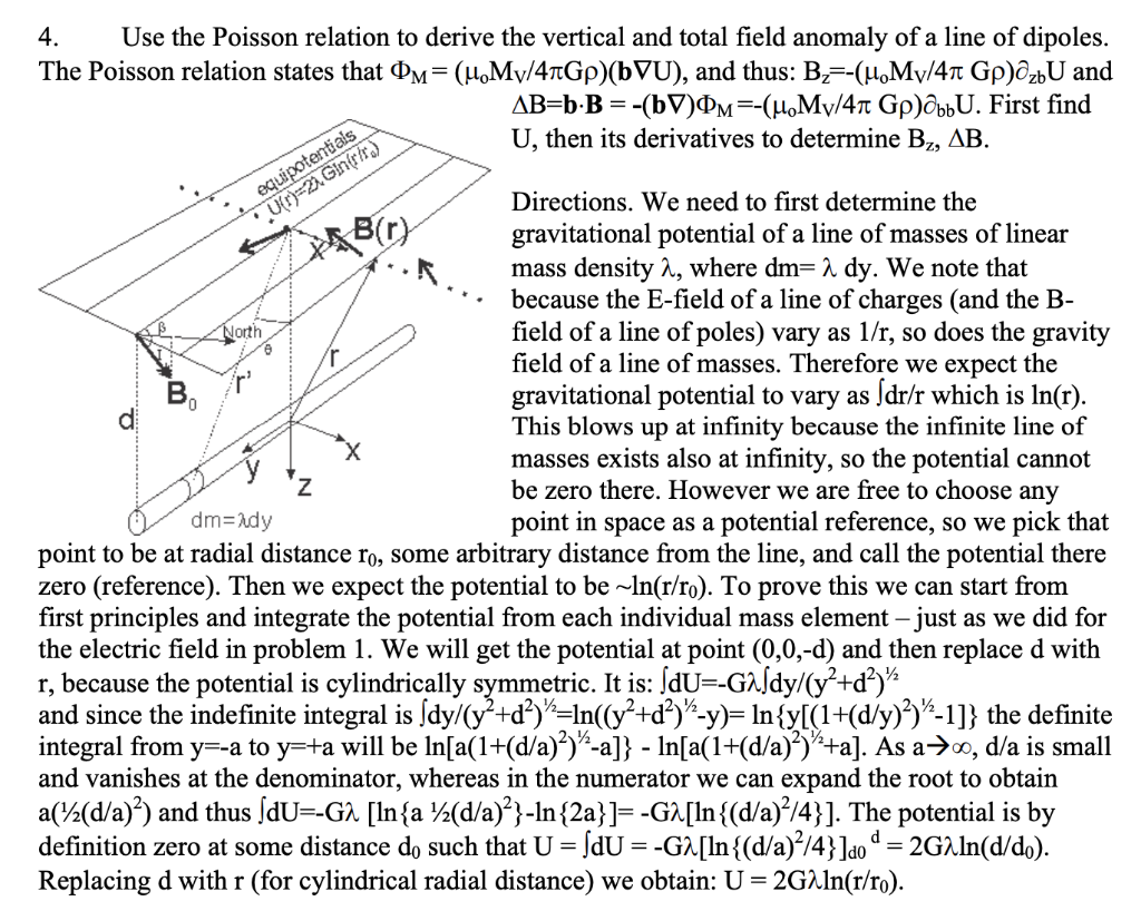 4. Use the Poisson relation to derive the vertical | Chegg.com