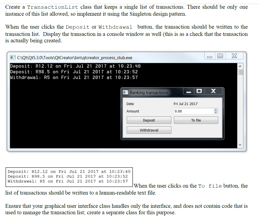 Solved Hi, ﻿I'm new to Qt creator, so please give me clear | Chegg.com