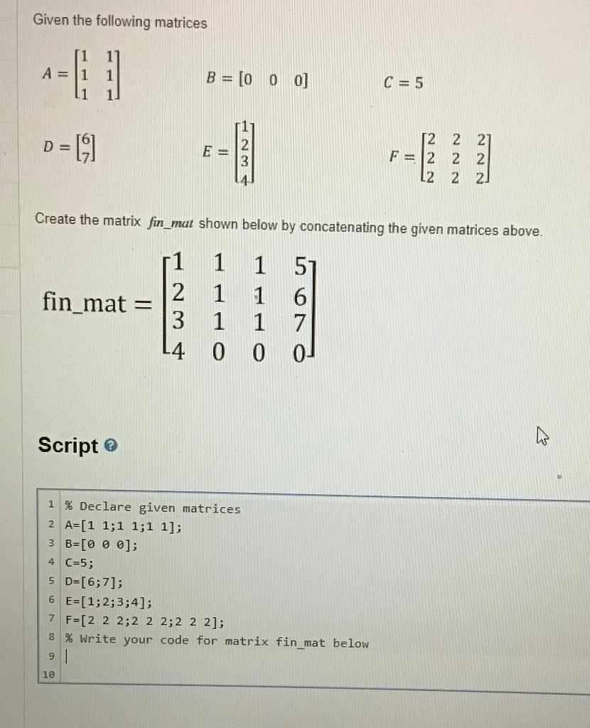 Solved An 8-by-8 matrix named, stp. is shown below 64 2 3 61 | Chegg.com