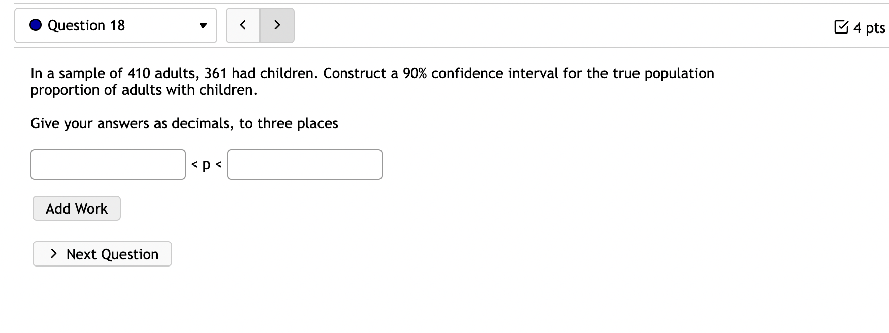 Solved Question 17 52 pts A student was asked to find a 95% | Chegg.com