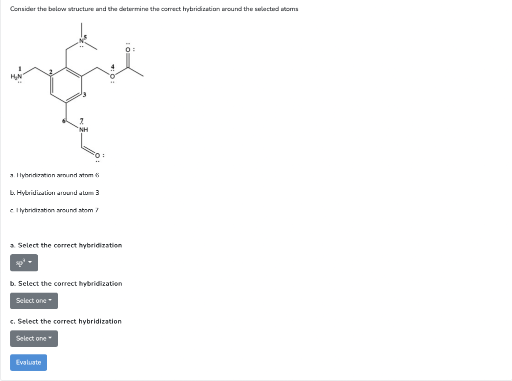 Solved Consider the below structure and the determine the | Chegg.com